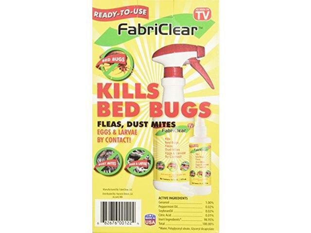 FabriClear Bed Bug Spray, 16 oz. w/ Bonus Travel Spray 2 oz. - Newegg.com