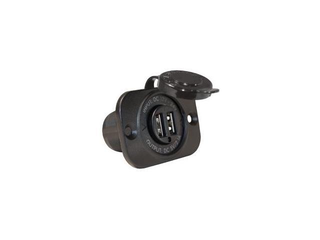 Blue Sea Dual USB Charger Socket - 2 USB Ports w/Watertight Cap ...