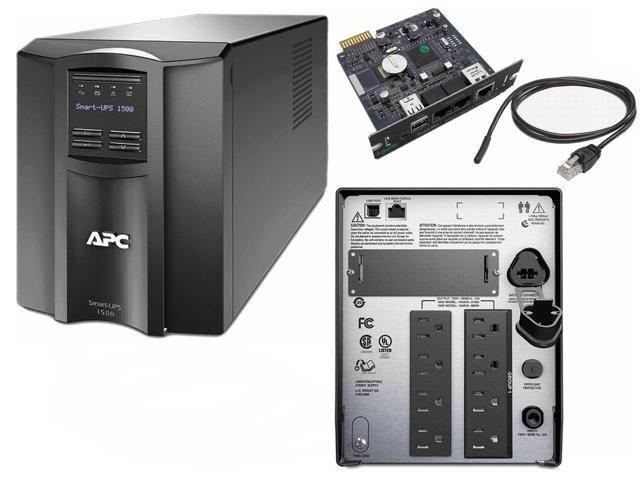Refurbished: APC Smart-UPS SMT1500NC 1500VA 1000W 120V Tower Battery ...