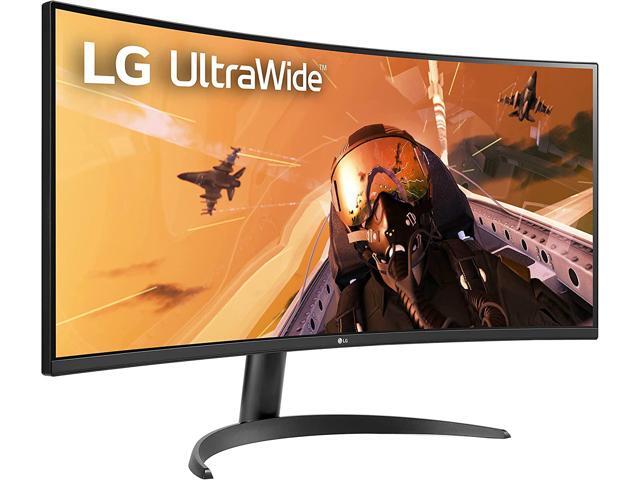 LG 34WP60C-B 34-Inch 21:9 Curved UltraWide QHD (3440x1440) VA Display ...