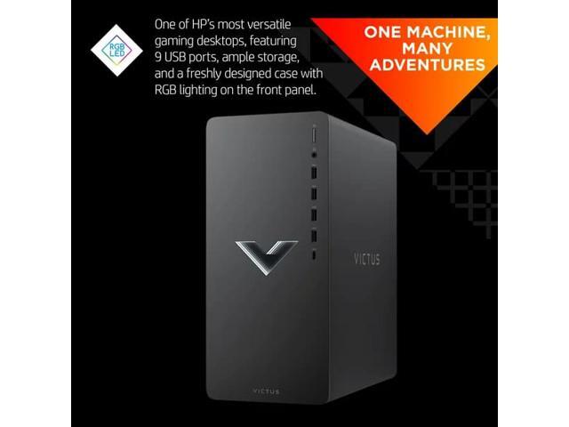 HP Victus 15L Gaming Desktop PC, AMD Ryzen 5 5600G, AMD RX6400, 8GB RAM ...