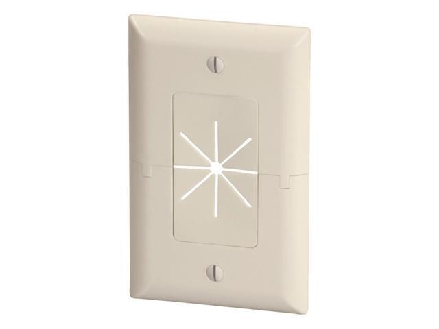 DataComm Electronics 45-0017-LA Split Style TV Plate with Flexible AV ...