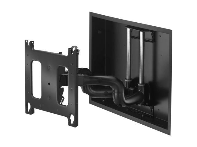 CHIEF PNRIWUB Black Large Low-Profile In-Wall Box & Swing Arm Mount TV ...
