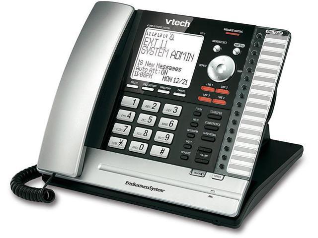 Vtech UP416 Expandable Corded Phone with Clock & Date Display - Newegg.com