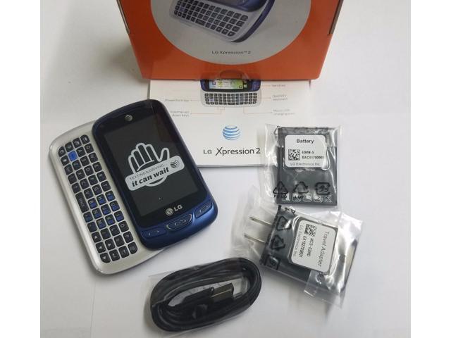 LG Xpression 2 C410 AT&T Unlocked Phone - Blue - Newegg.com