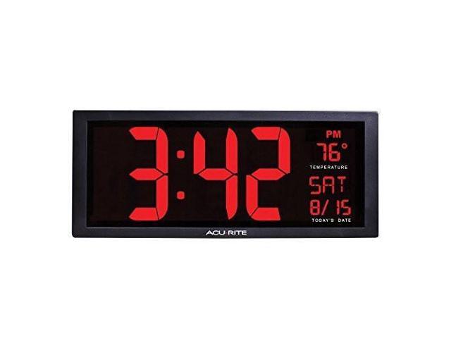 CHANEY INSTRUMENTS 75127 AcuRite Digit 14.5 Wall Clock - Newegg.com