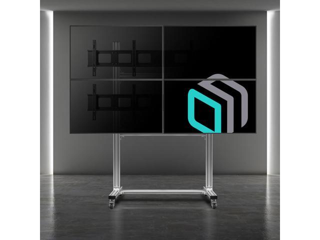 ONKRON Freestanding Mobile Video Wall Stand for 4 Screens 40"-50 ...