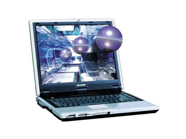 SHARP Laptop 2.80GHz 512MB Memory 60GB HDD 15.0" Windows XP ...
