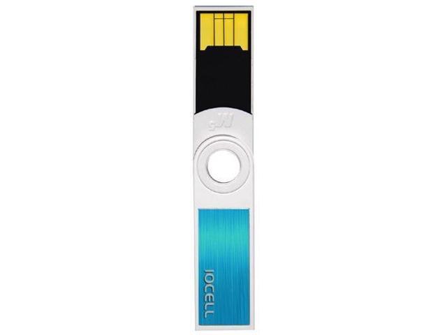 IOCELL Networks NetDISK 4GB USB 2.0 Flash Drive (White & Blue) - Newegg.com