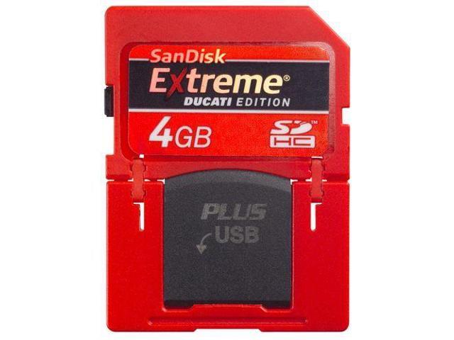 SanDisk DUCATI EDITION 4GB Secure Digital (SD) Flash Card Model ...