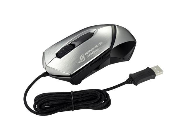 ASUS ROG GX1000 90-XB3B00MU00000- Gray Wired Laser Mouse - Newegg.com