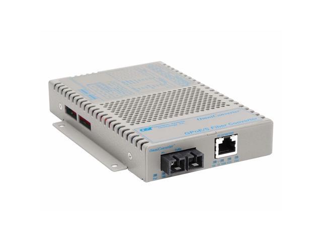 Omnitron Standard GPoE/S Gigabit Media Converter - Newegg.com