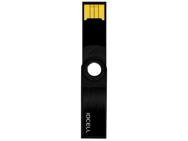 IOCELL Networks NetDISK 4GB USB 2.0 Flash Drive (Black & Black ...