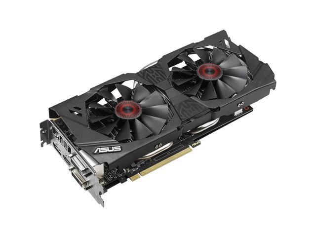 Asus STRIX-GTX970-DC2OC-4GD5 GeForce GTX 970 Graphic Card - 1.11 GHz ...