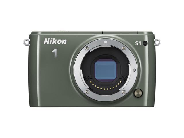 Nikon 1 S1 10.1 Megapixel Mirrorless Camera Body Only - Green - Newegg.com