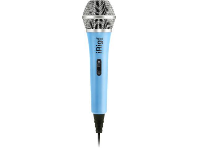 IK Multimedia iRig Voice iOS/Android Handheld Microphone, Blue - Newegg.com