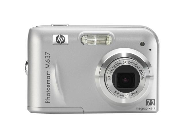 HP PhotoSmart M637 Silver 7.2 MP Digital Camera - Newegg.com