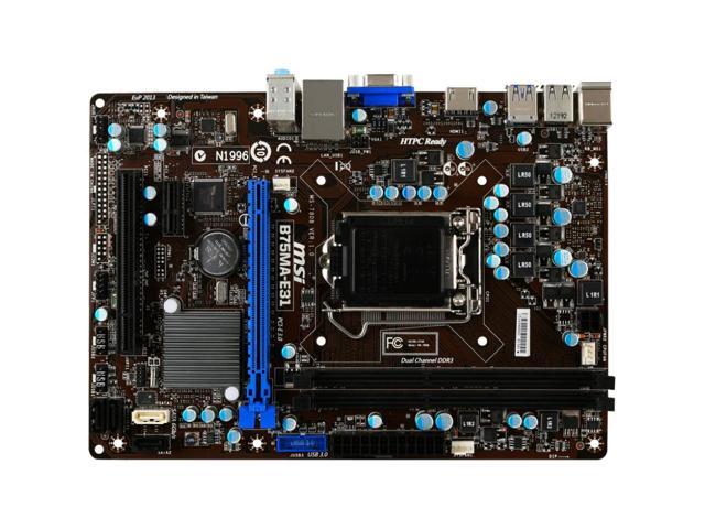 Used - Good: MSI B75MA-E31 Intel Motherboard - Newegg.com