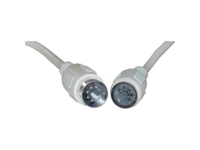 Cable Wholesale DIN5 Male / DIN5 Female AT Keyboard Extension Cable 5 ...