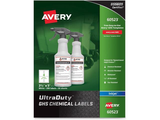 Avery GHS Chemical Container Labels - Newegg.com
