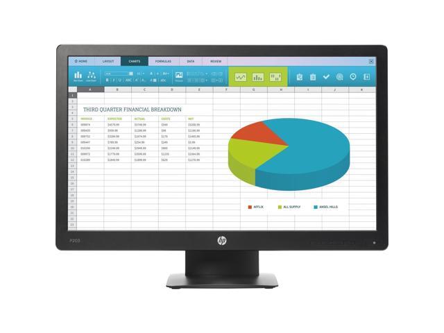 HP ProDisplay P203 20" WLED LCD Monitor - 16:9 - 5 ms - Newegg.com