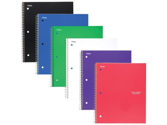 Mead Five Star Subject Spiral Notebook - Newegg.com
