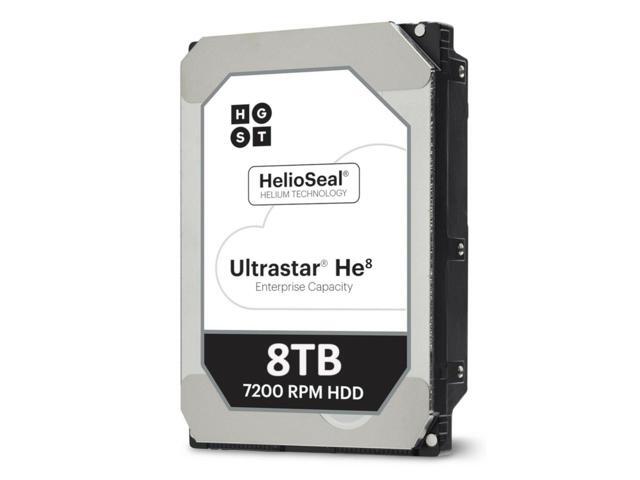 Refurbished: HGST Ultrastar He8 8TB 4Kn SAS 12Gb/s 3.5" Enterprise HDD ...