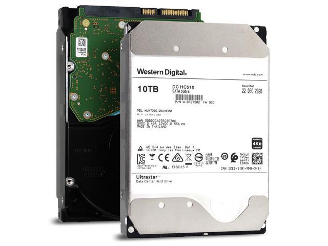 Refurbished: WD Ultrastar DC HC510 10TB SATA 6Gb/s 3.5" Enterprise 4Kn ...