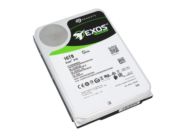Refurbished: Seagate Exos X16 16TB SAS 12Gb/s 3.5" Enterprise HDD ...