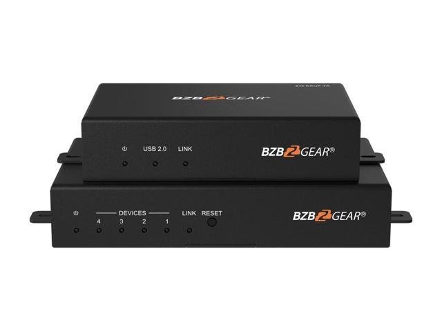 BZBGEAR 4-Port USB 2.0/3.0/3.1 SuperSpeed Extender Over Fiber Optic ...
