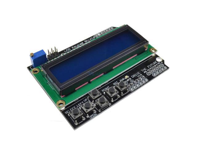 1602 LCD Keypad Shield LCD 1602 Module Display for Arduino ATMEGA328 ...