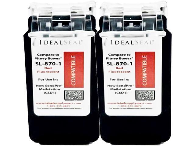 IDEALSEAL New Replacement Postage Ink for SL-870-1 Red Ink Cartridge ...