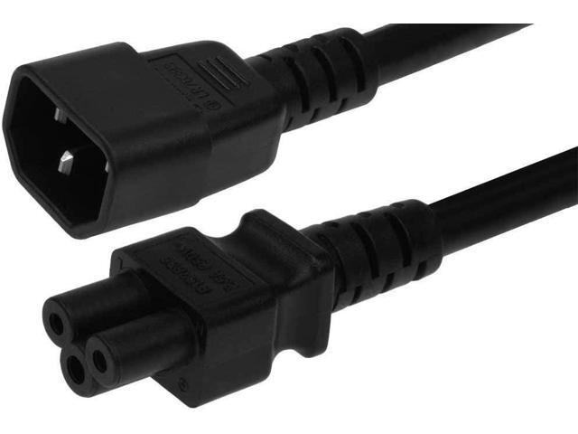 C14 to C5 Power Plug Cable,IEC 320 C14 Male to C5 Female Adapter Cable ...