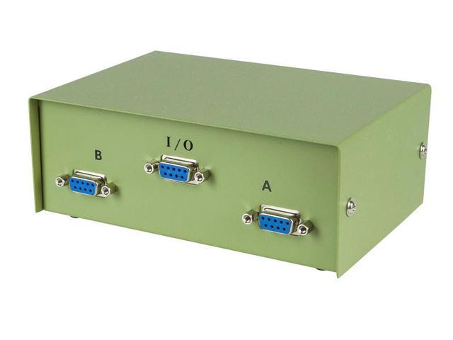 Monoprice 2x1 DB9 Female Manual Data Switch Box - Newegg.com