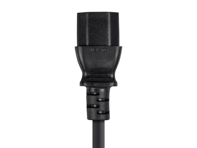 Monoprice Australian AS/NZS 3112 Male to C13 Female Power Cable - 6 ...