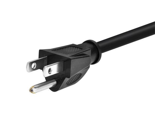 Monoprice 25ft 14AWG Power Extension Cord Cable, 15A (NEMA 5-15P to ...