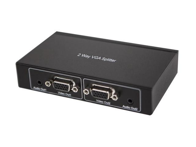 Monoprice 1x2 VGA Splitter with Audio, 500MHz - Newegg.com