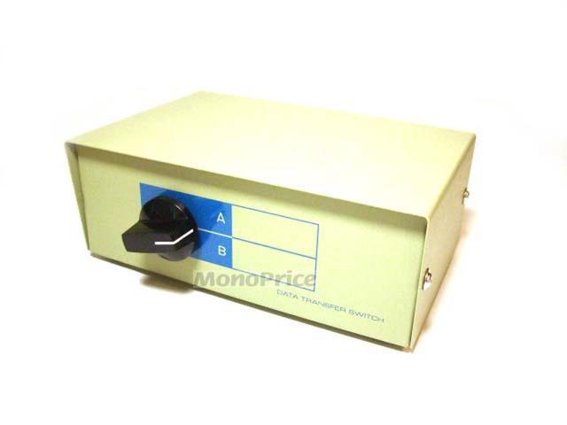 Monoprice 2x1 DB9 Female to Male Manual Data Switch Box - Newegg.com