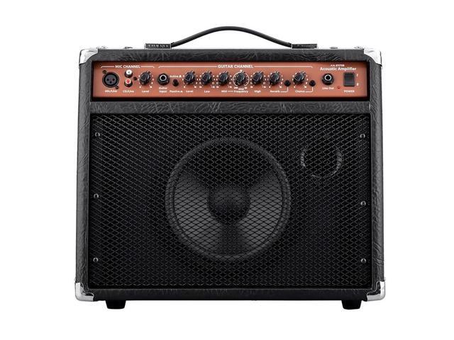 Monoprice 20-Watt Acoustic Guitar Amplifier, 3-Band EQ With Frequency ...