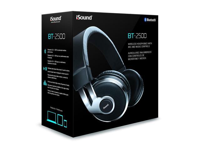 iSound BT-2500 Wireless Headphones with Mic and Music Controls - Newegg.com