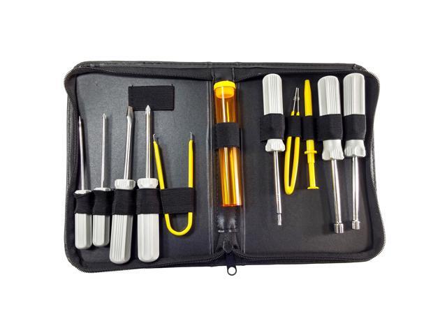 12 Piece Computer and Electronics Toolkit with Flat, #0 / #1 Phillips ...
