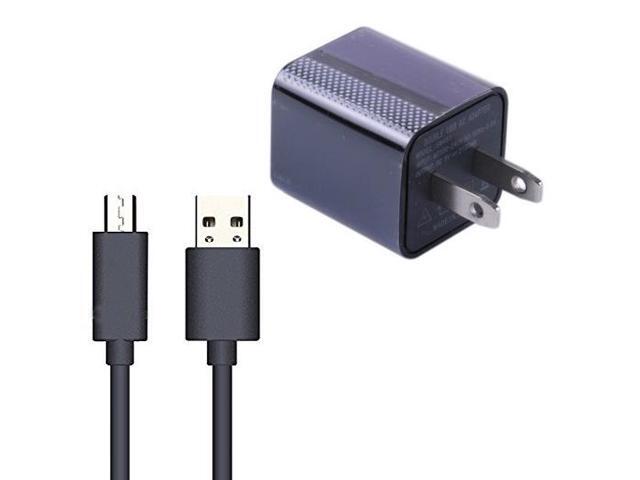 Nook Color Generic Dual Port 2.1 Amp Wall Charger with 2.5 Foot ...