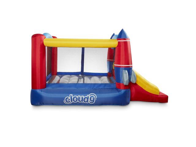 Cloud 9 Inflatable Bounce House with Slide and Blower - Rocket Theme - Newegg.com
