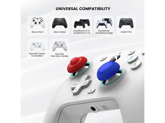 GameSir 8pcs Joystick Grip for Ps5 Ps4 Controller, Silicone Thumb Grips ...