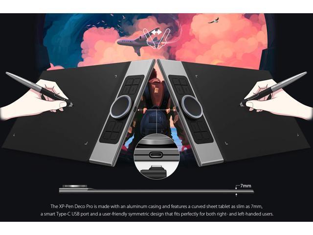 XP-PEN Deco Pro Medium Graphics Drawing Tablet Ultrathin Digital Pen ...