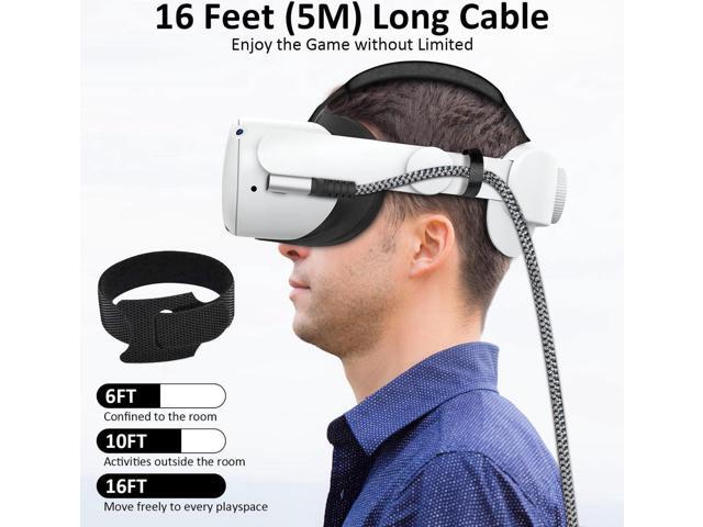 USB C to USB C VR Link Cable, 16FT/5M VR Cable Compatible with Meta ...
