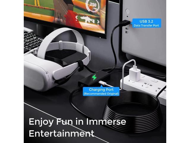 VR Link Cable Compatible with Meta/Oculus Quest 2 with Separate ...