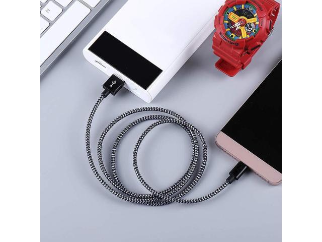 USB C Cable, 5-Pack, 3/3/6/6/10 ft USB Type C Charger Cable,Nylon Braided Fast Charging Aluminum ...