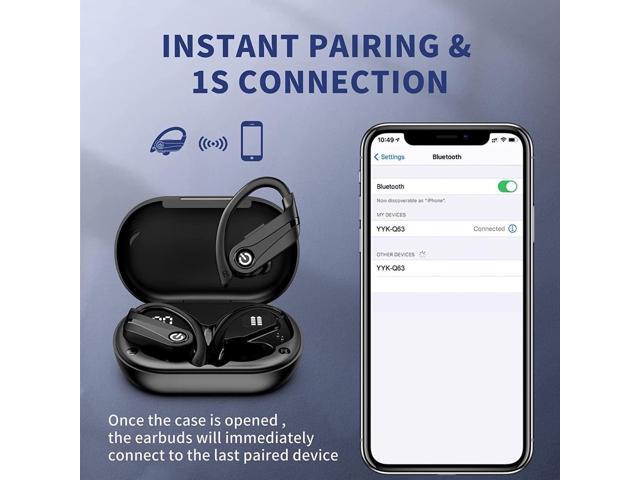 Ture Wireless Earbuds Bluetooth Ear Buds with Mic, 72H Wireless ...