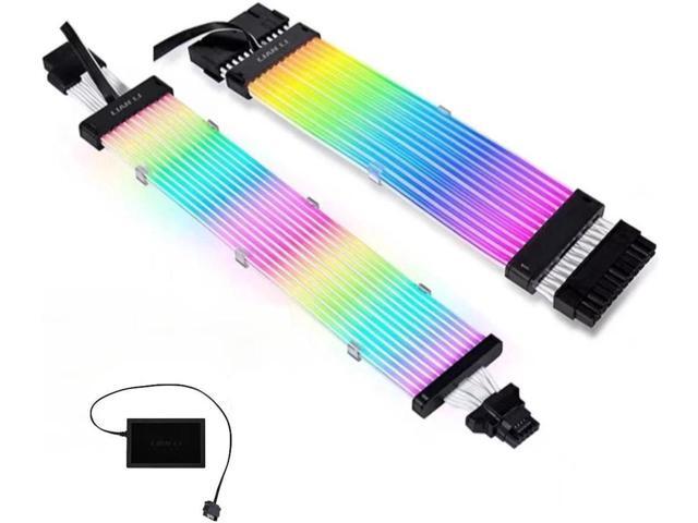 LIAN-LI STRIMER PLUS V2 24 Pin and STRIMER PLUS V2 12VHPWR (12+4 pins ...